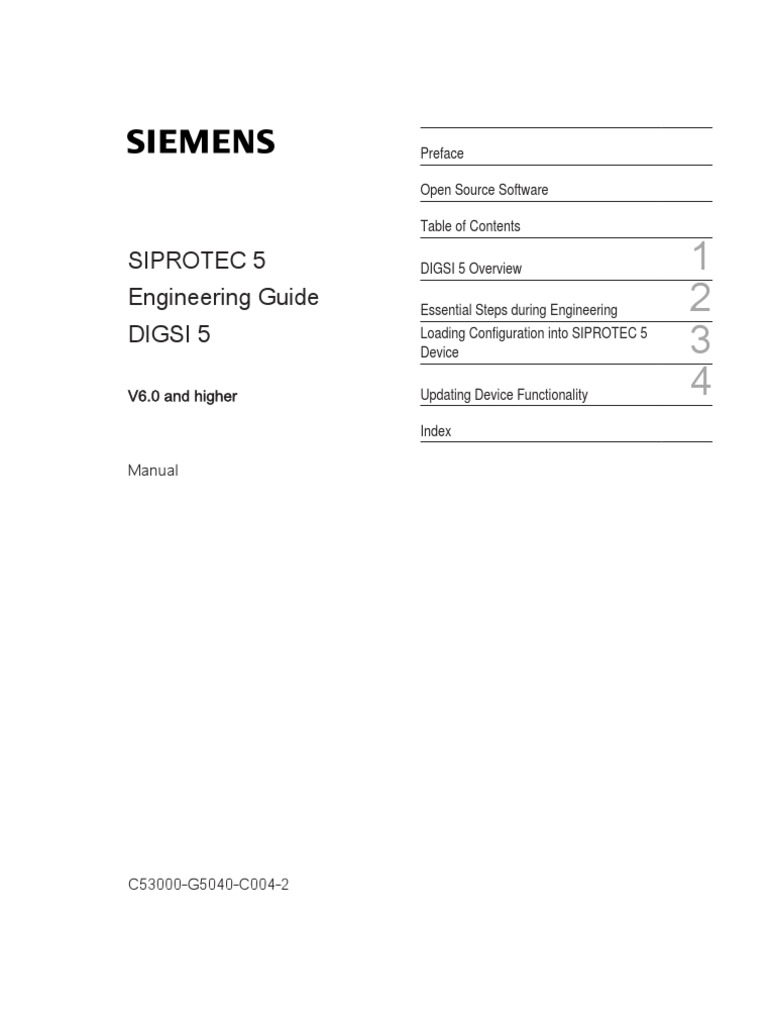 Siemens Digsi 5 Engineering | PDF | Modularity | Software
