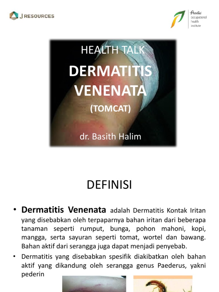 Dermatitis Tomcat: Gejala & Pencegahan | PDF | Sains & Matematika