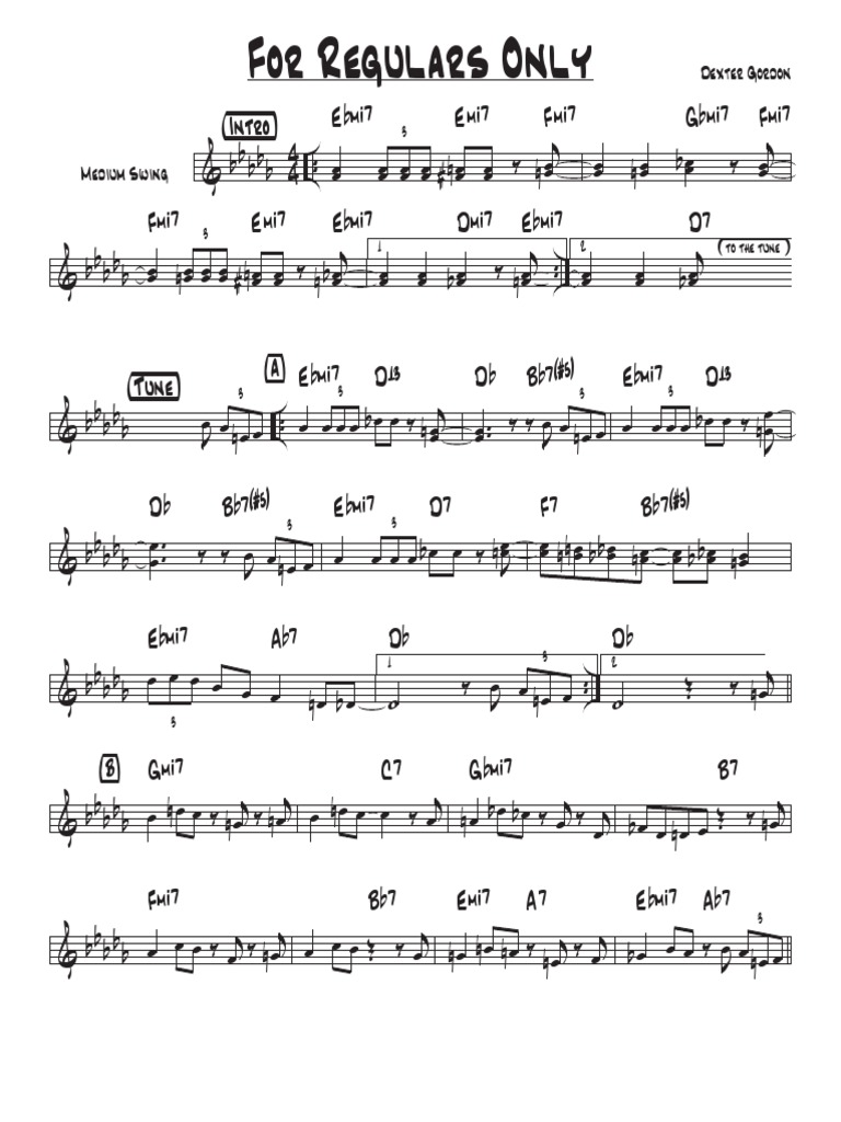 For Regulars Only: (Åintroç | PDF