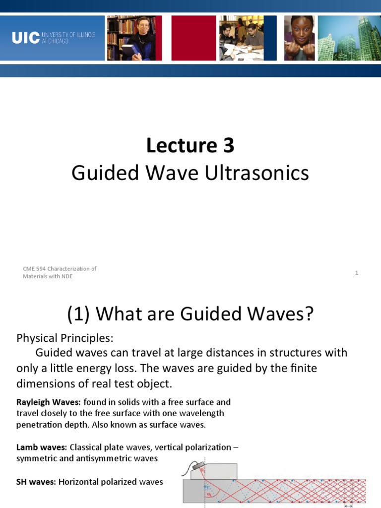 Lecture 3 - Guided Wave Ultrasonics | PDF | Wavelet | Normal Mode