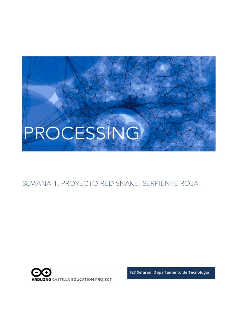 Serpiente Roja Processing Arduino Castilla 2014 PDF | PDF | Programa de computadora | Programación