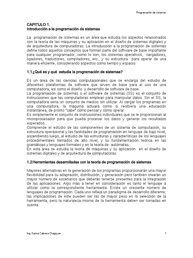 Unidad 1 PS | PDF | Compilador | Lenguaje de programación