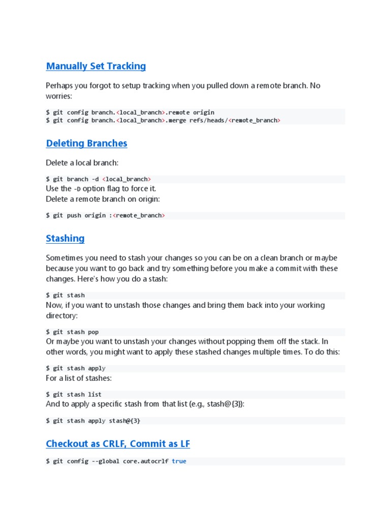 Manually Set Tracking | PDF