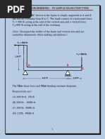 Semi-Integral-Abutment Design Example (USA Unit) | PDF | Bending | Bridge