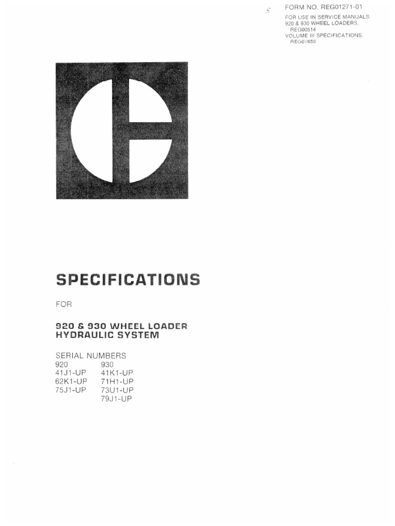 Manual de Cargador Cat 920-930 | PDF