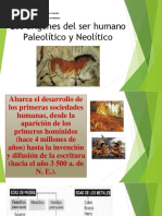 Cuadro Comparativo Paleolítico-Neolítico Nuevo PDF | PDF | Paleolítico | pleistoceno