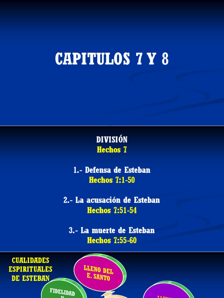 Hechos de Los Apostoles Capitulos 7 y 8 | PDF | Pablo el apóstol | Samaria