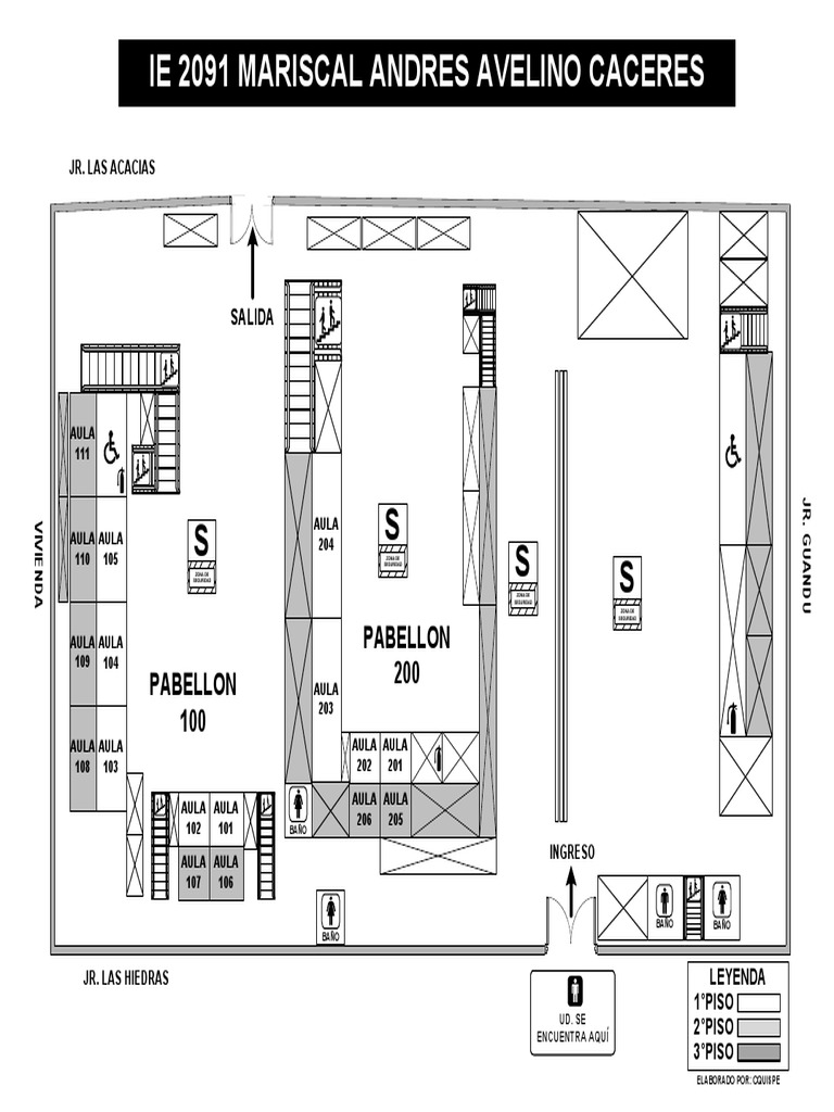 Croquis IE 2091 MARISCAL ANDRES AVELINO CACERES | PDF