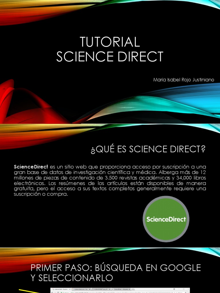 Tutorial Science Direct | PDF | Ciencias sociales