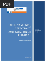 Manual de Procedimiento - Reclutamiento Seleccion Contratacion e Induccion Del Personal | PDF ...