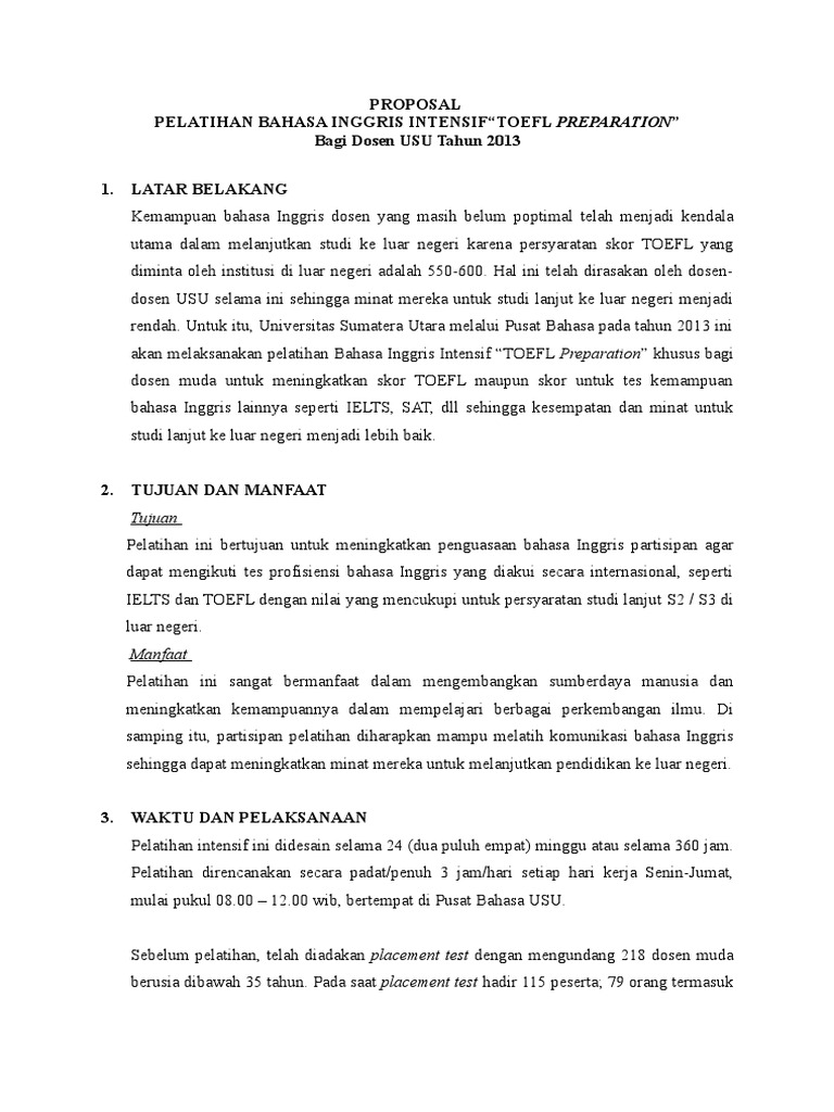 Contoh ToR | PDF | Karier & Perkembangan | Teknologi & Rekayasa