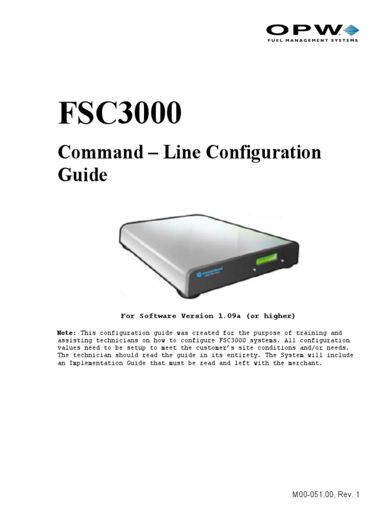 M00-051.00 FSC3000 Configuration Guide | Password | Gasoline