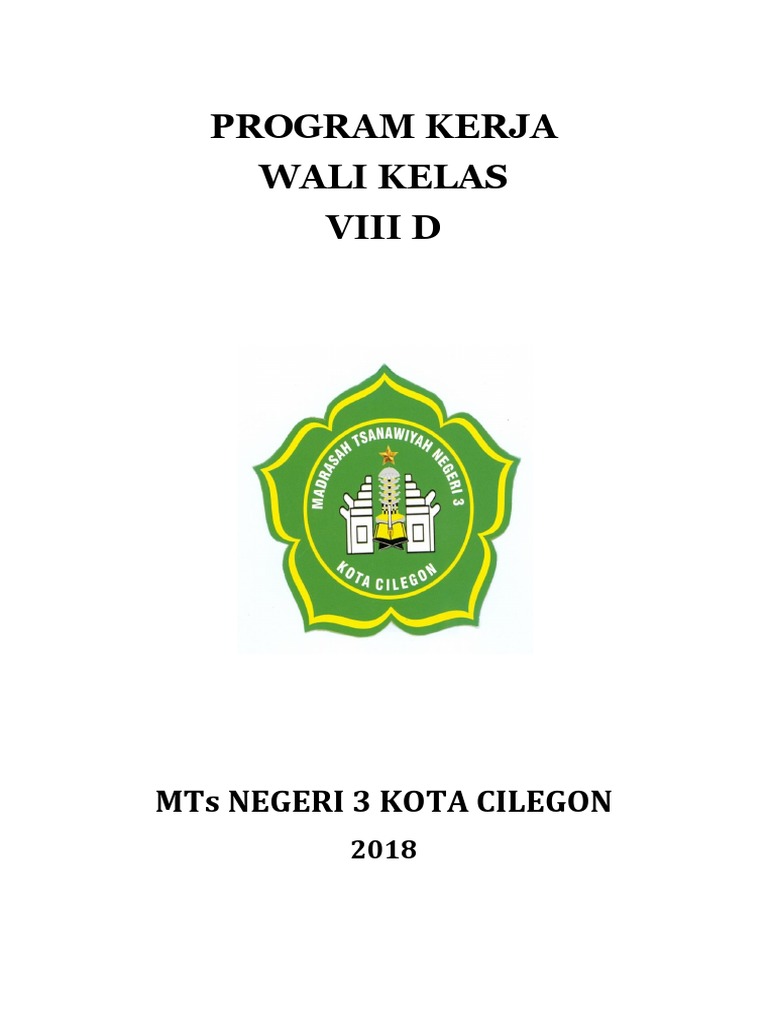 Program Kerja Wali Kelas | PDF