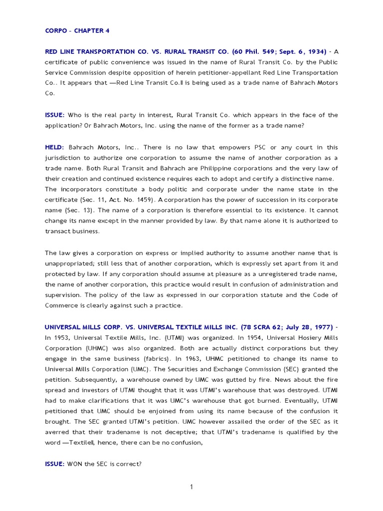 Corporation Law by Ladia - Chapter 4 Cases | PDF | Estoppel | Board Of Directors