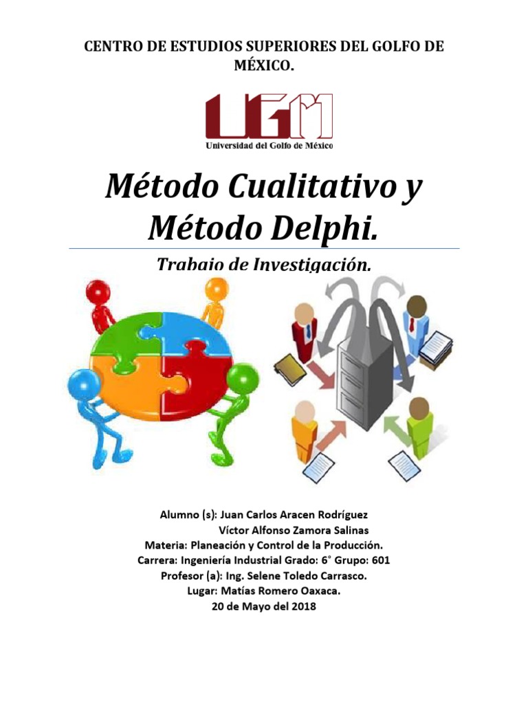 Metodo Delphi Imprimir | PDF | Investigación cualitativa | Science
