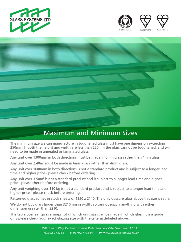 DAS Glass Systems | PDF | Glasses | Glass Engineering And Science