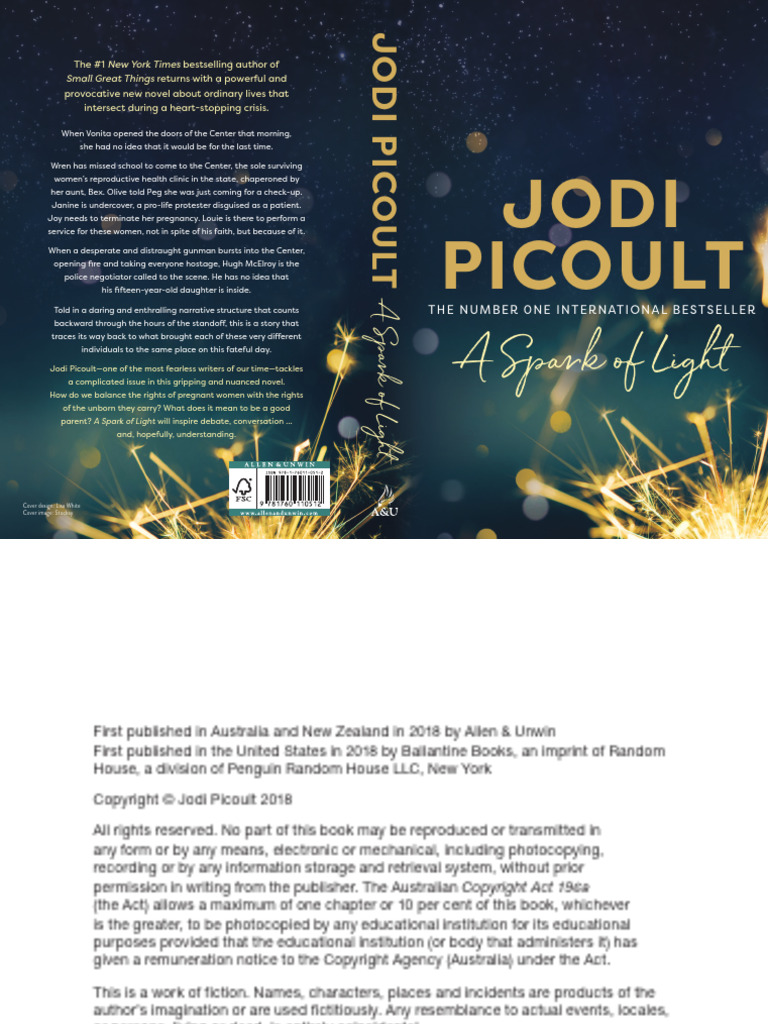A Spark of Light by Jodi Picoult (Excerpt) | PDF | Nature