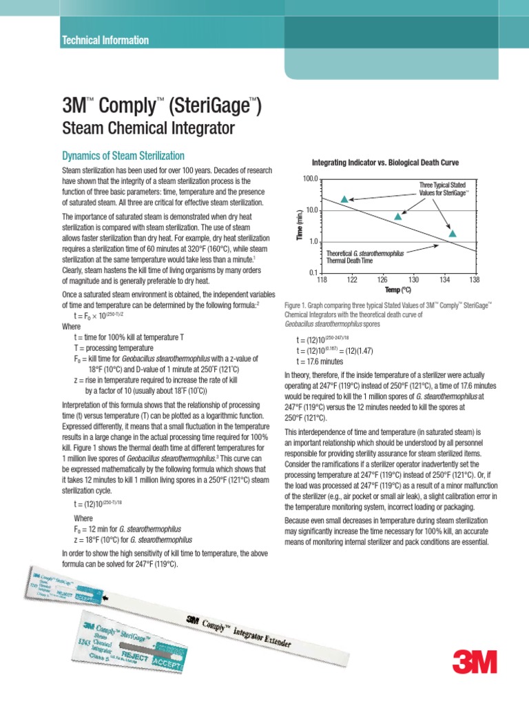 3m Sterigage PDF | PDF | Sterilization (Microbiology) | Steam