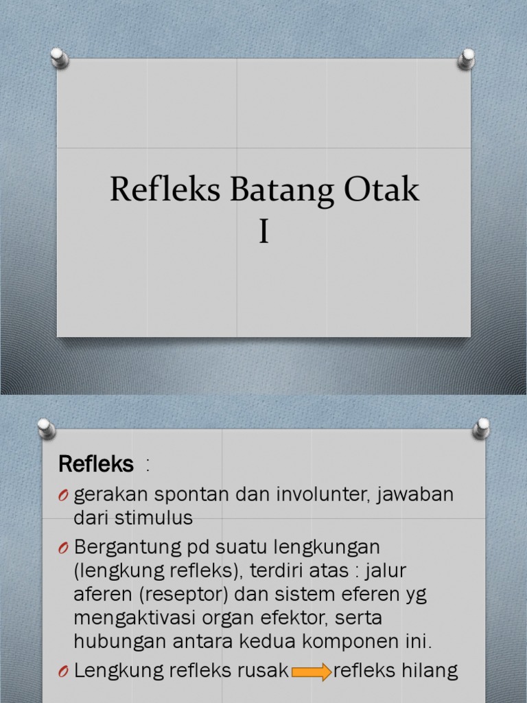 Refleks Batang Otak (Zoom) | PDF