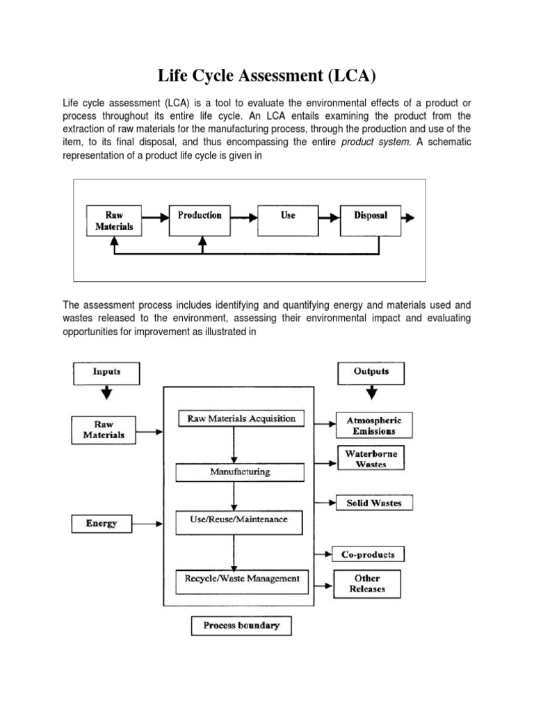 Life Cycle Assessment | Download Free PDF | Life Cycle Assessment | Nature