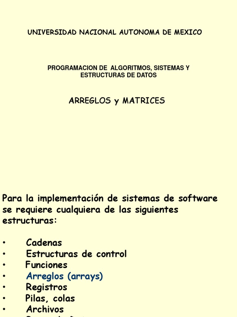 Arreglos | PDF | Estructura de datos de matriz | C