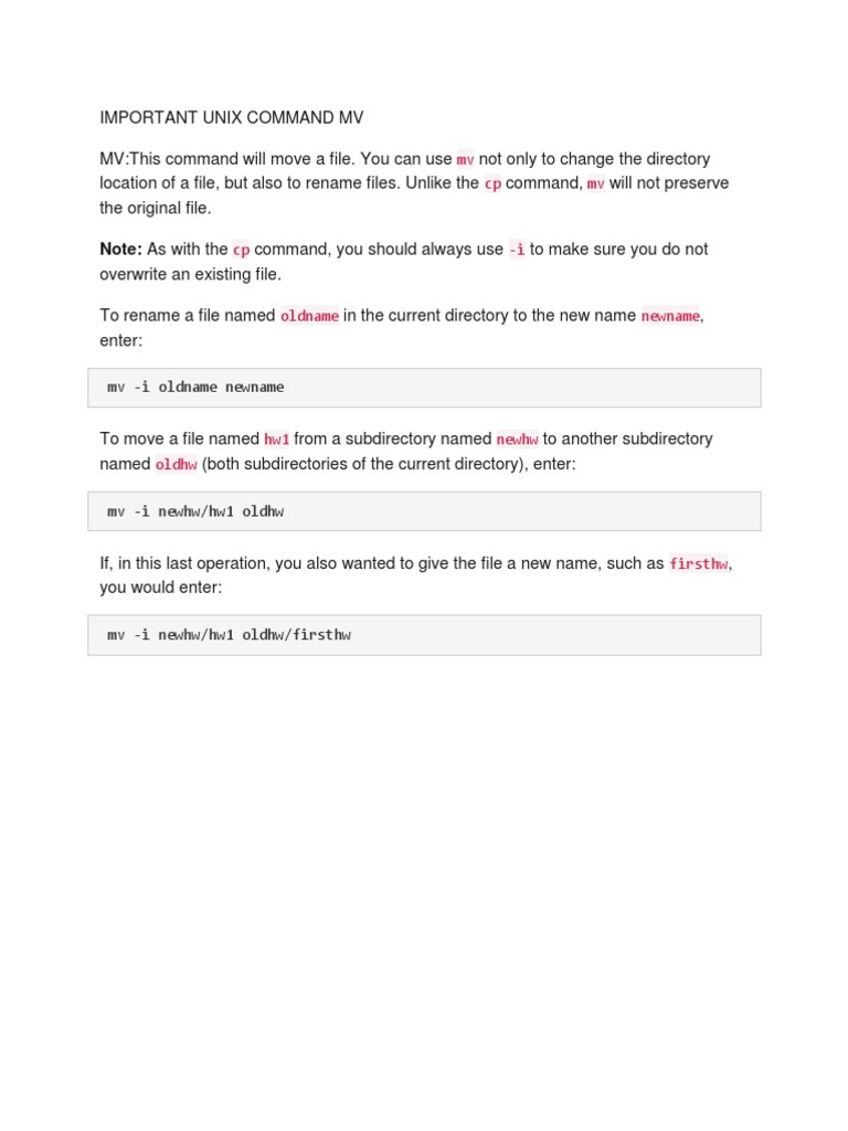 MV CP MV: MV - I Oldname Newname | PDF | Teaching Methods & Materials