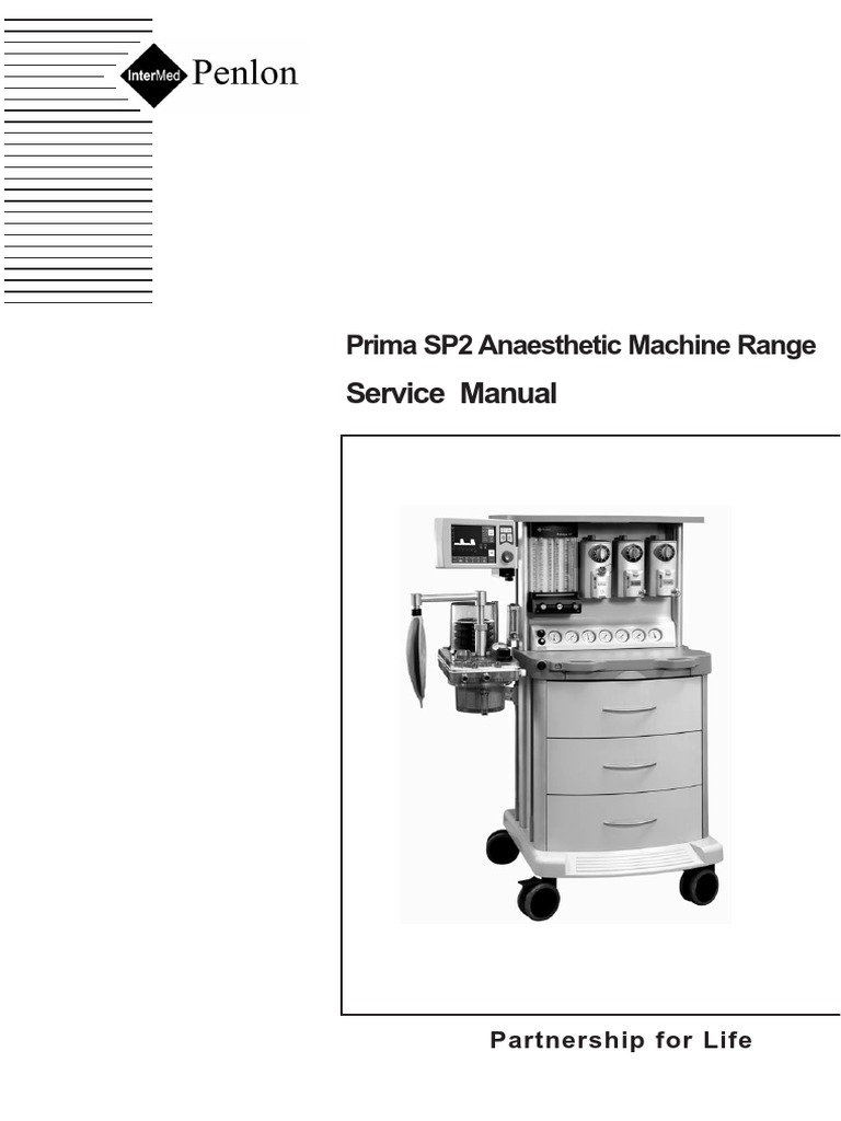 Penlon Prima sp2 Service Manual PDF | PDF | Valve | Ac Power Plugs And ...