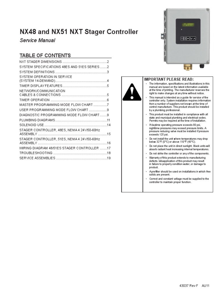 NXT Stager Control Manual REV F | PDF | Timer | Relay
