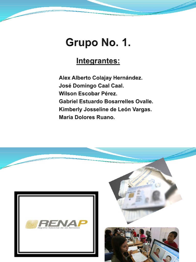 Presentacion Ric y Renap | PDF | Guatemala | Gobierno