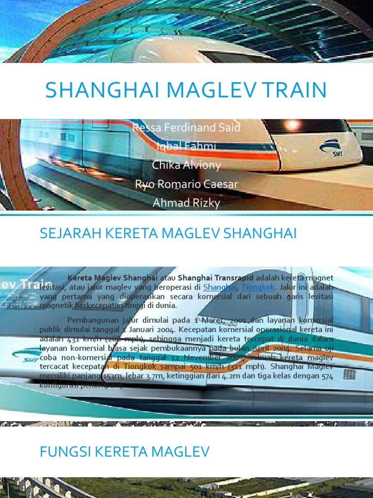 Shanghai Maglev Train | PDF