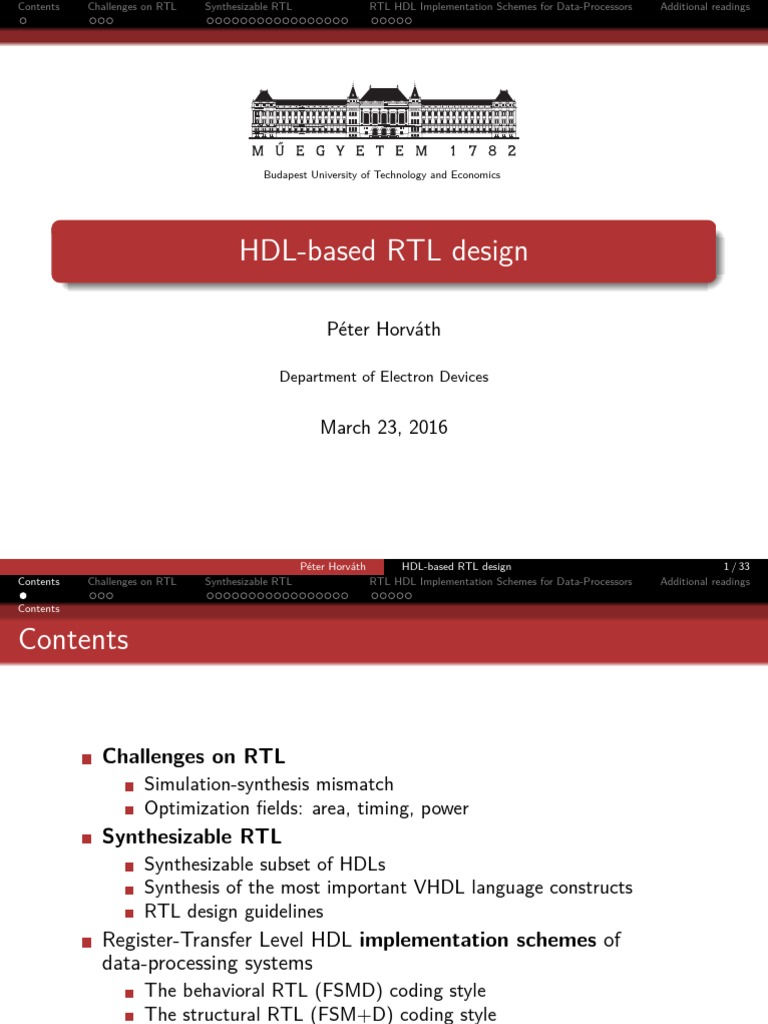 01 Introducing The Spartan 3e Fpga And Vhdl Pdf Hardware Description Language Logic Synthesis