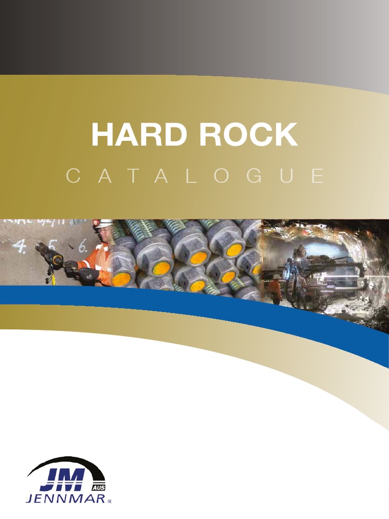 Jennmar Hard Rock Catalogue | PDF | Screw | Ultimate Tensile Strength