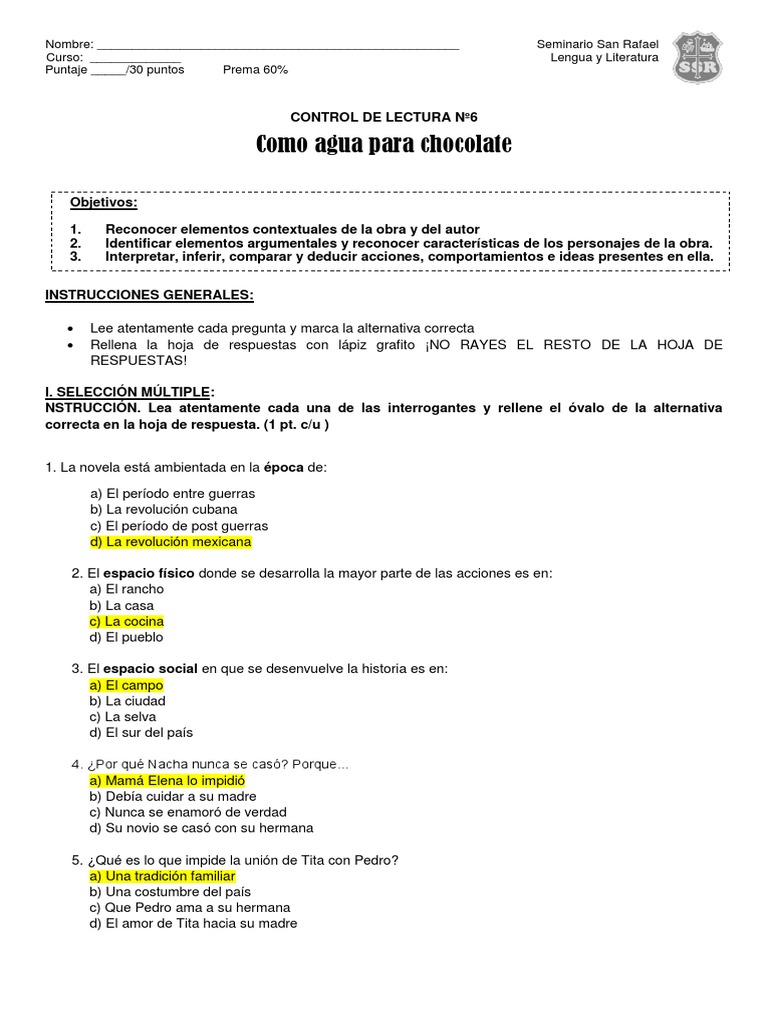 Como Agua para Chocolate | PDF