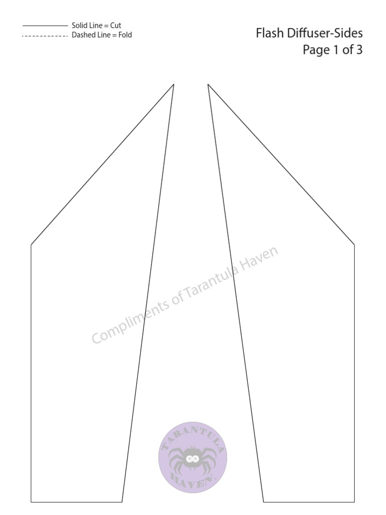 flash diffuser template macro photography
