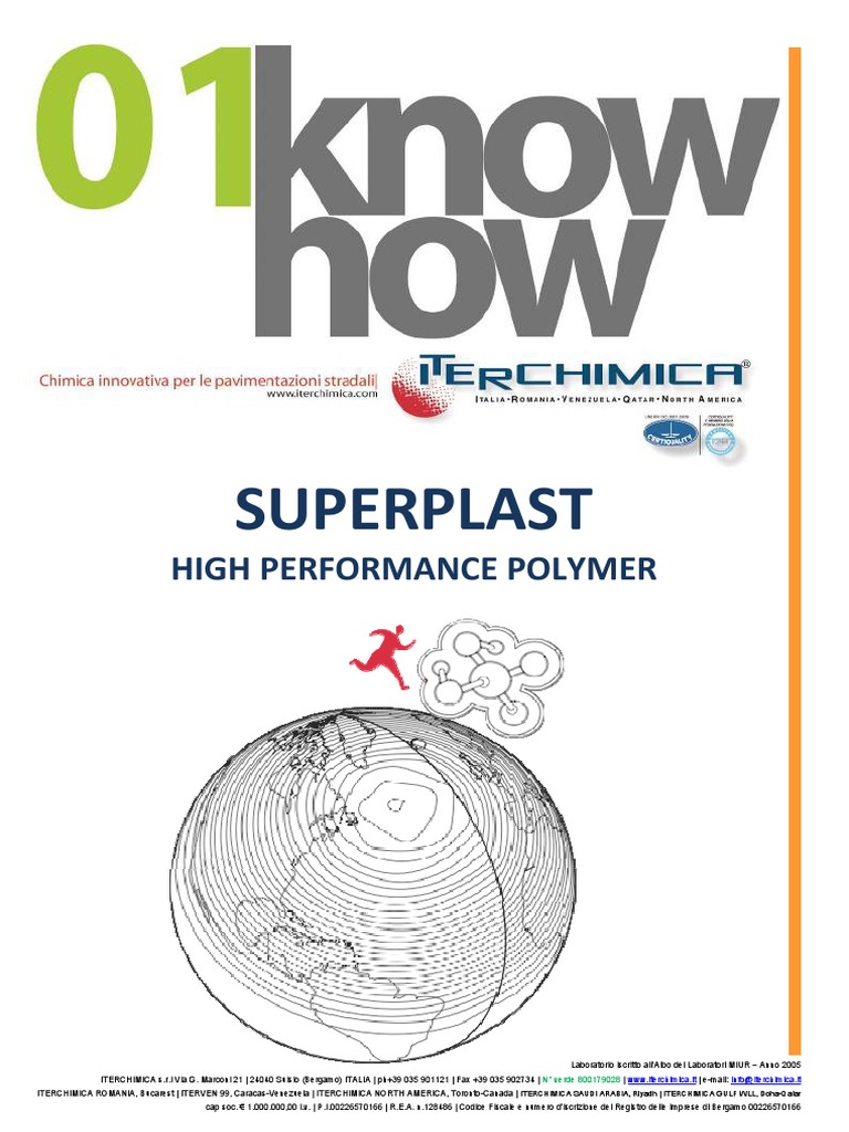 SUPERPLAST - High Performance Polymer-Low Res | PDF | Road Surface ...
