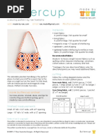 Alecia Tote Bag - Free Pattern and Tutorial by Miko Craft | PDF