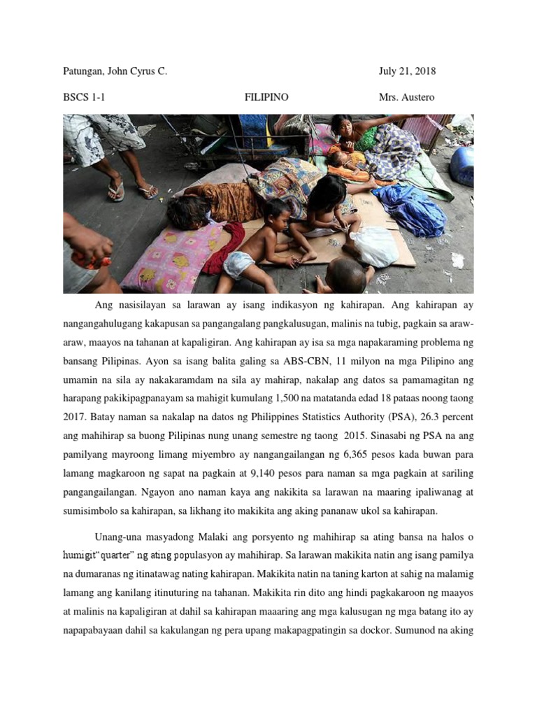 Kahirapan | PDF