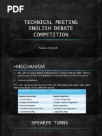 Motion in Debates | PDF | Policy | Argument