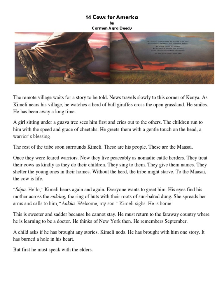 Maasai's Gift to America | PDF | Poetry