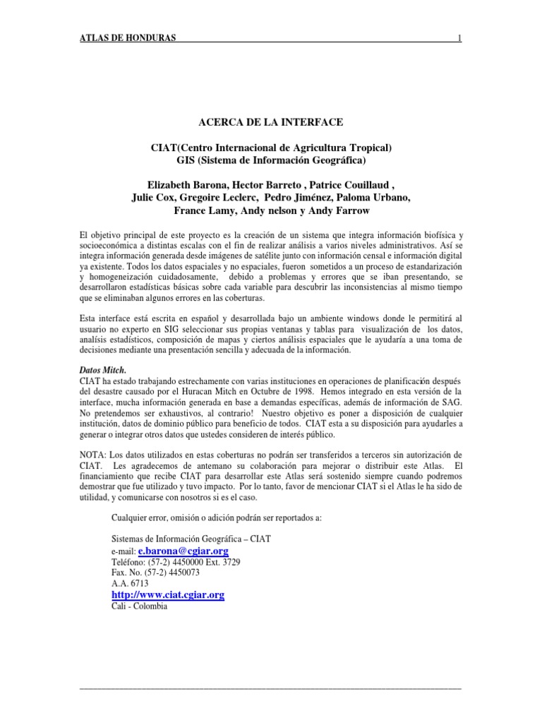 Manual Atlas Honduras | PDF | Disco compacto | Point and Click