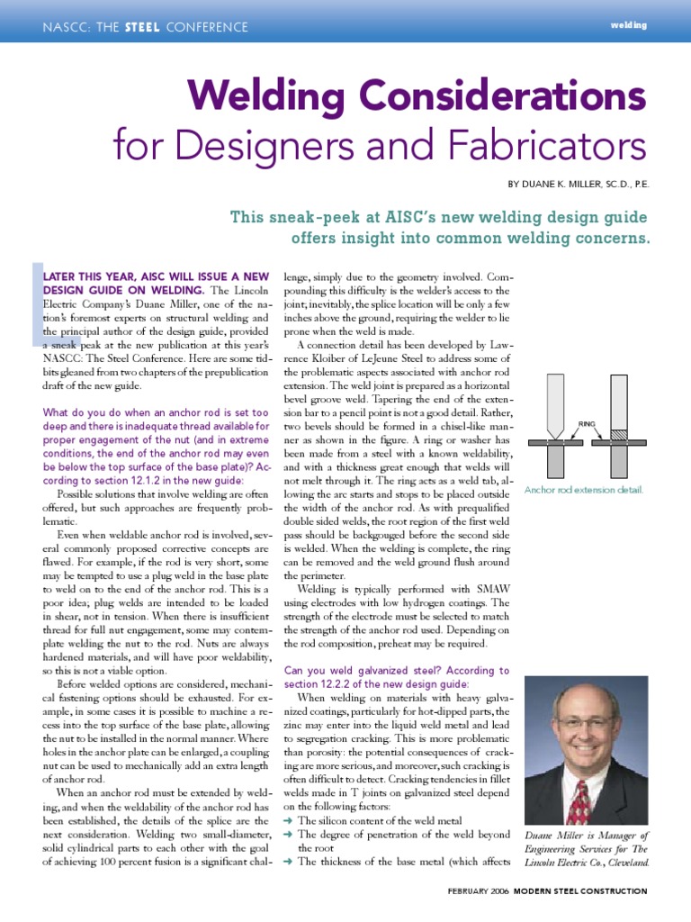 Welding Insights for Structural Connections | PDF | Welding | Construction