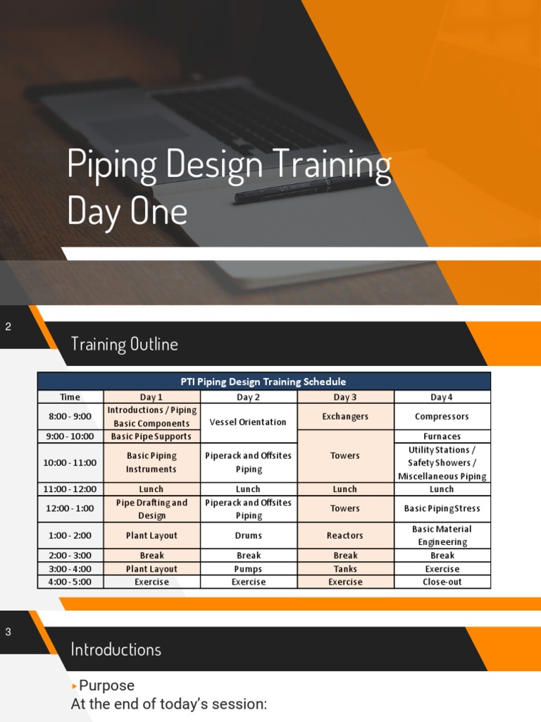 PTI Piping Training Day 1 Rev.0 | PDF | Valve | Pipe (Fluid Conveyance)