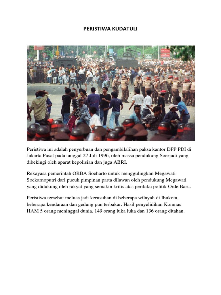 Peristiwa Kudatuli | PDF