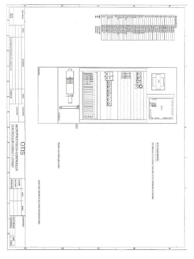 LCB II Otis Diagramas de Maniobra Mcs 120 HD Con Placa LC | PDF