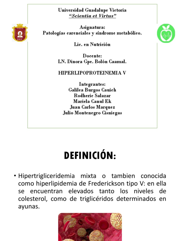 Hipertrigliceridemia Mixta: Definición y Tratamiento | PDF ...