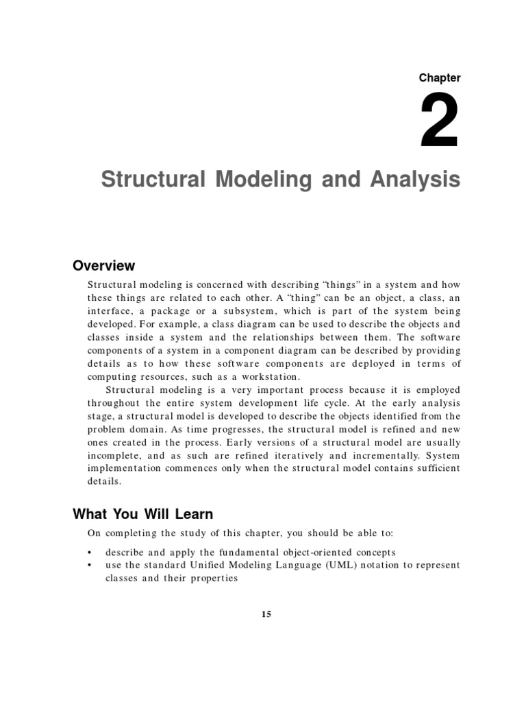 Chapter 2: Structural Modeling and Analysis | Download Free PDF | Inheritance (Object Oriented ...