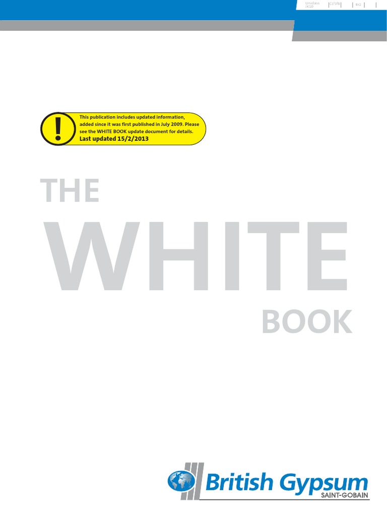 WHITE BOOK Full Publication PDF | PDF | Wall | Drywall