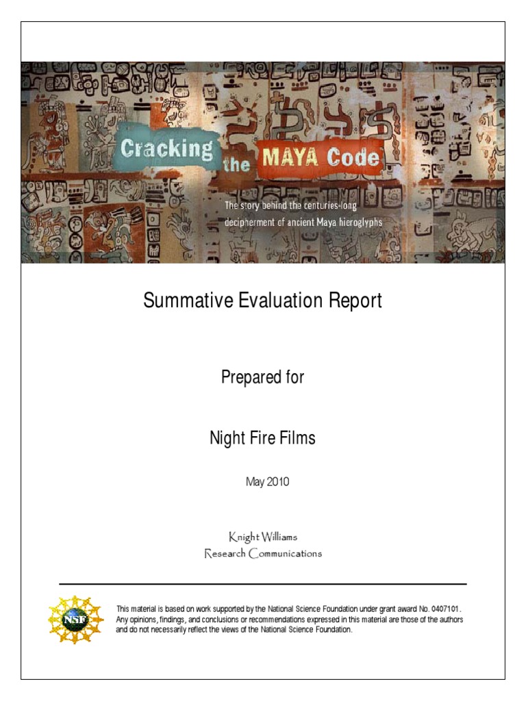 Evaluation of "Cracking the Maya Code" | PDF | Data Analysis | Race And ...