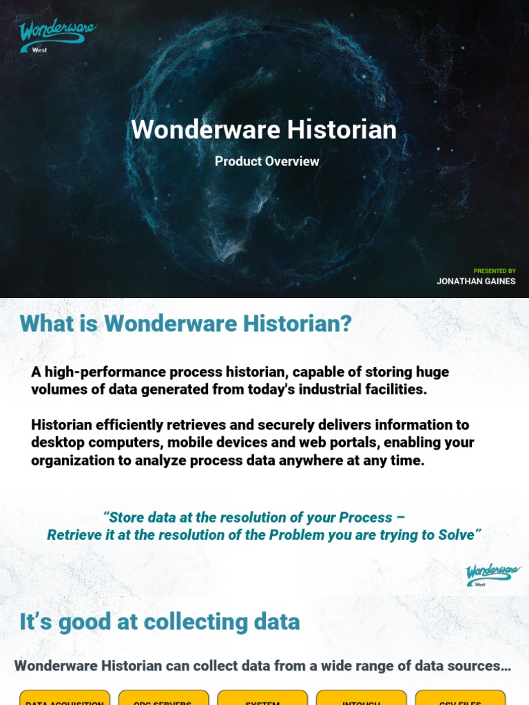 Wonderware Historian | PDF | Computer Data Storage | Scada