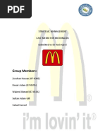 McDonald's Strategic Management Analysis | PDF | Mc Donald's | Fast ...